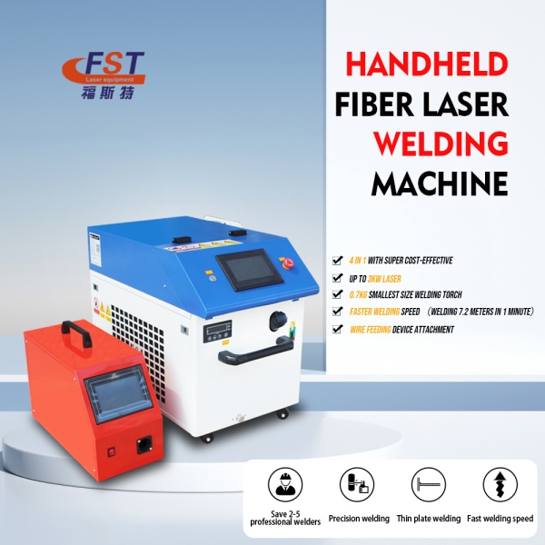 China China 1500w Fiber Laser welding Factory Portable Handheld Laser Welder For Metal Welding ...