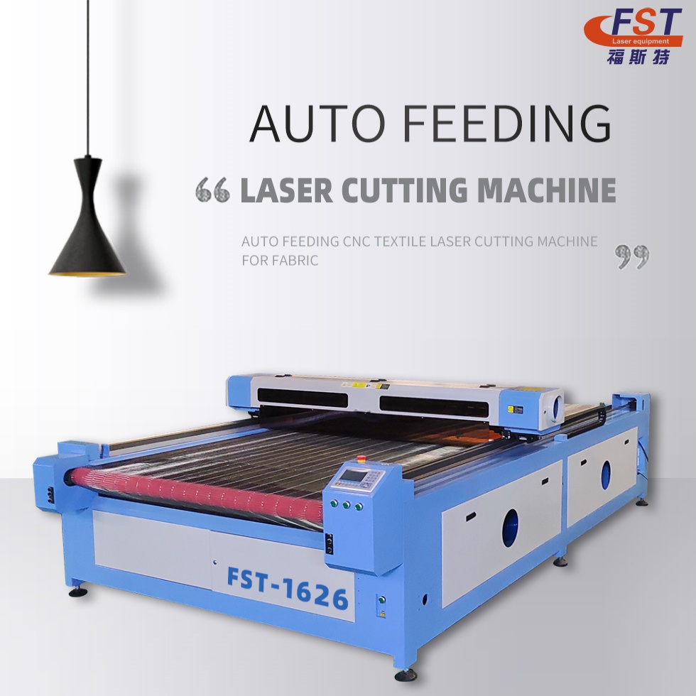 China CO2 laser cutting machine with auto feeding system ruida control ...