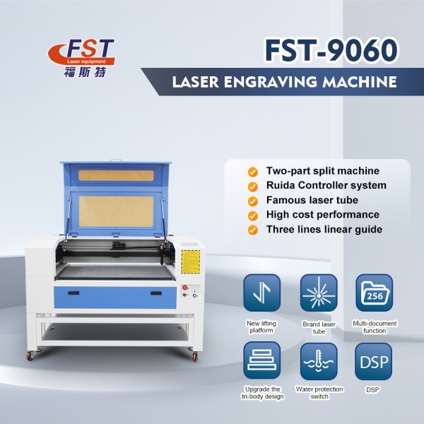 China Laser Cutter 9060 80w 100w Laser Engraving Cutting Machine with ...
