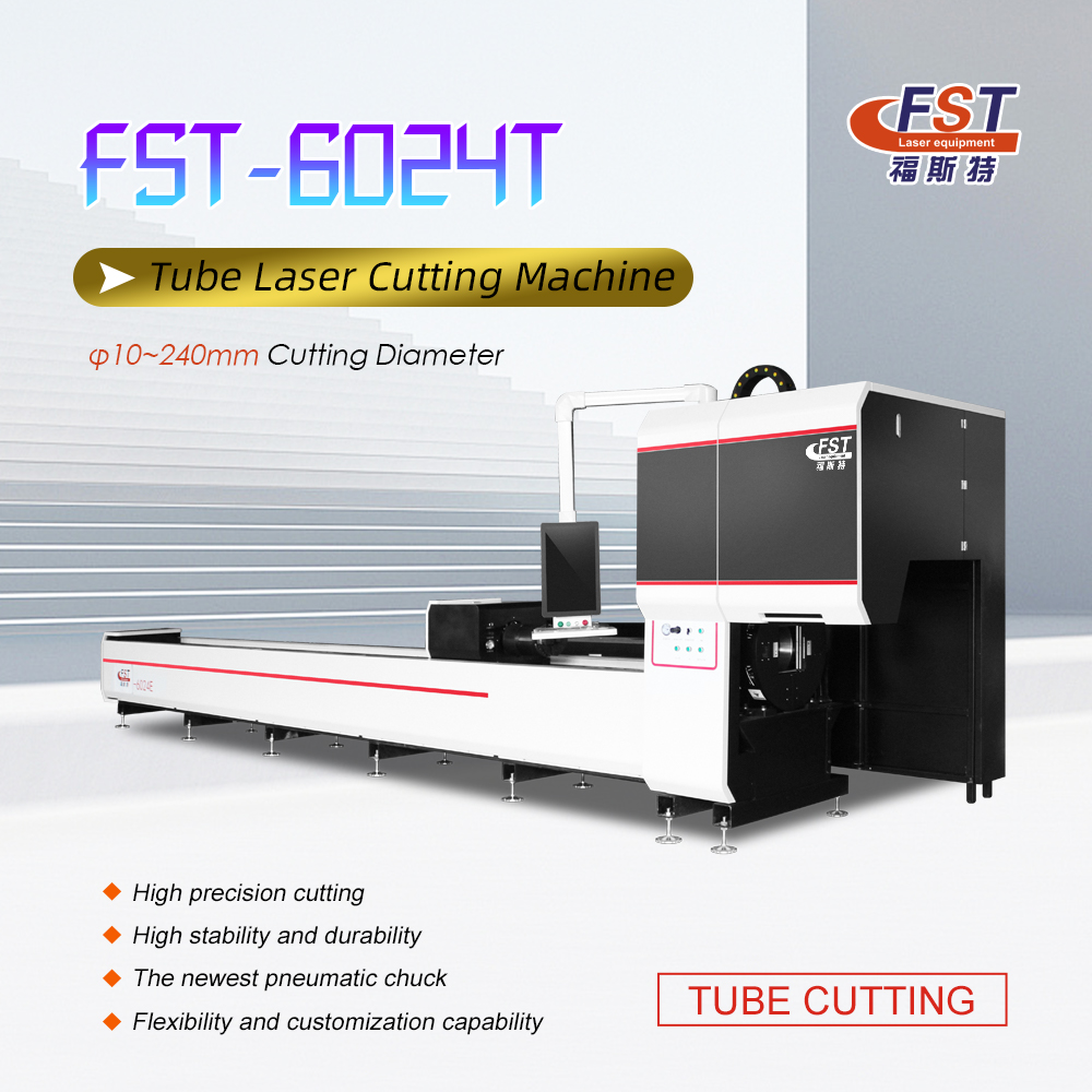 China Water Cooling Fiber Laser Pipe Cutting Machine For Meta Tube ...