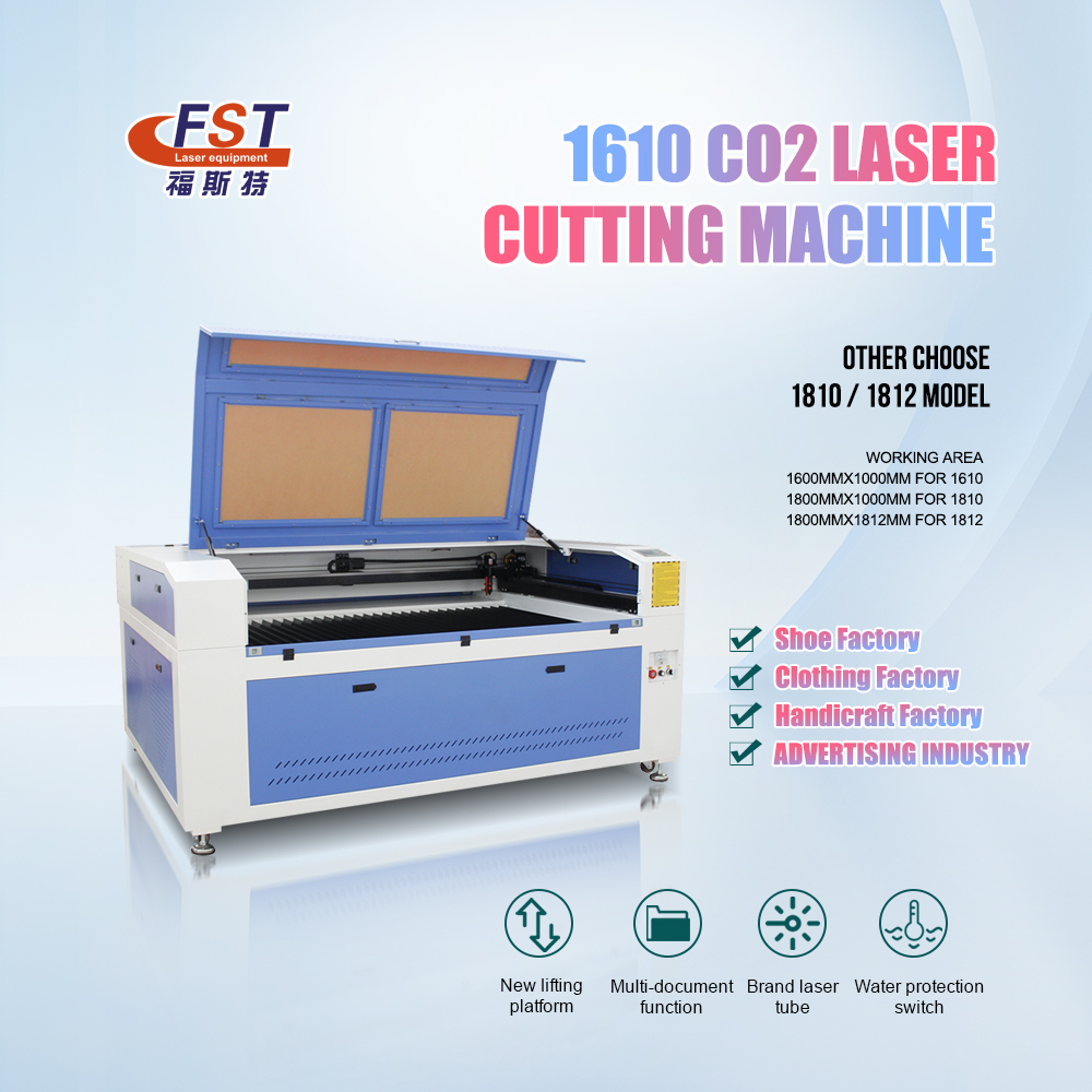 China Double Heads 1610 150 Watts CO2 Laser Cutting Machine with Laser ...