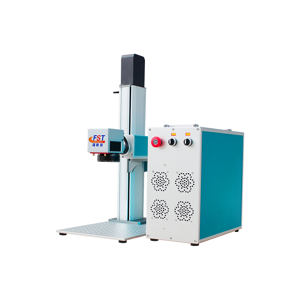 China Electric lifting split fiber Laser marking machine Factory and ...